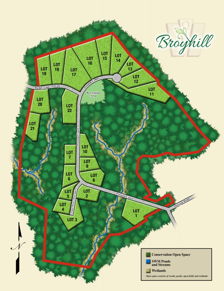 Choose Your Lot in Hollywood's Broyhill for Your Dream Home